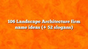 106 Landscape Architecture firm name ideas (+ 52 slogans) – CanadaCAD.ca