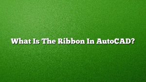 What Is The Ribbon In AutoCAD? – CanadaCAD.ca