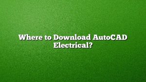 Where to Download AutoCAD Electrical? – CanadaCAD.ca